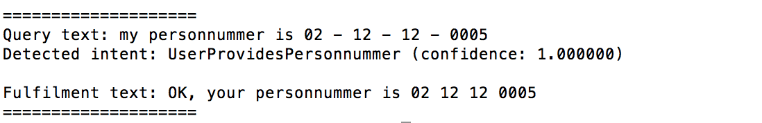 Dialogflow Response Botflo