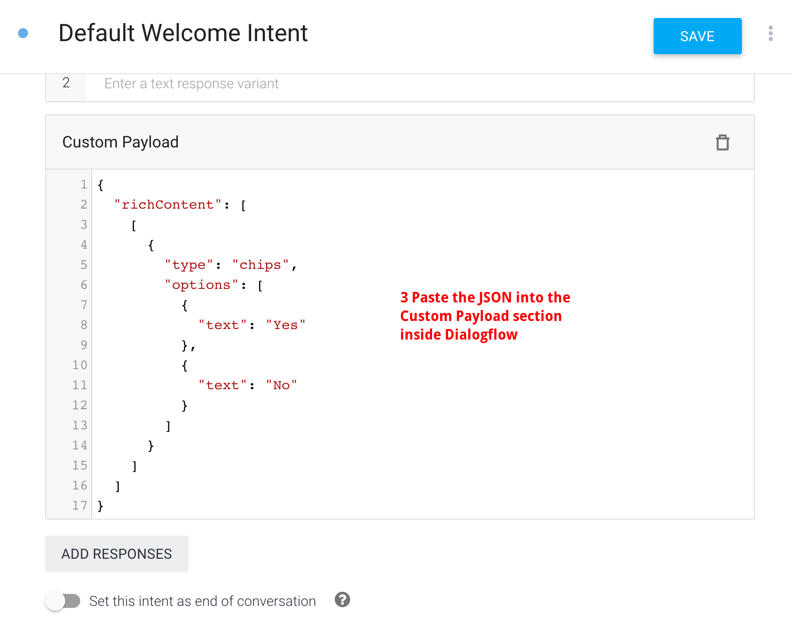 Button Payload 2 Botflo