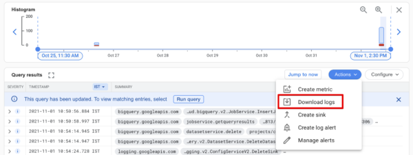 How to download Dialogflow CX conversation history – BotFlo