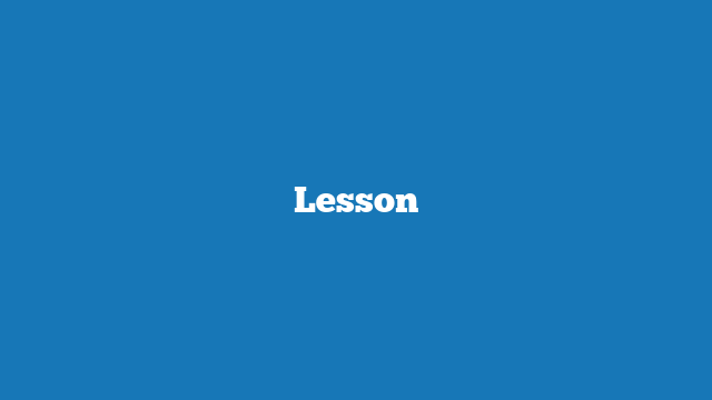 Lesson – BotFlo